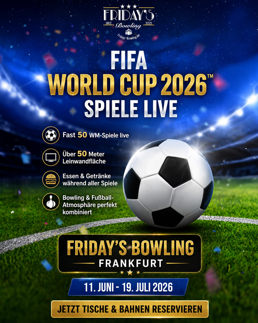 Bowling Frankfurt - FRIDAY`S BOWLING - Bowling - Billard - Darts ...